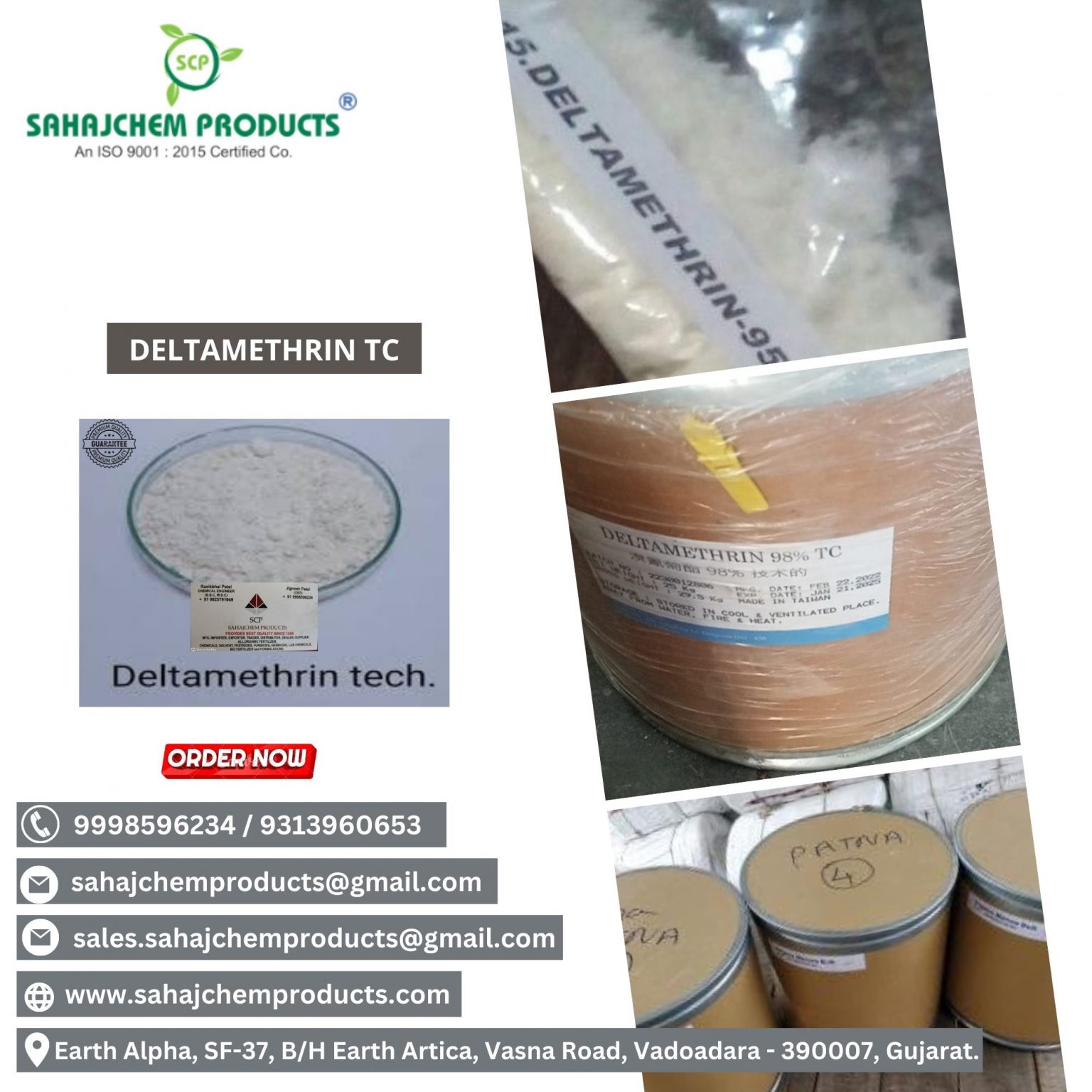 Deltamethrin 2.8 % EC – Sahajchem Products